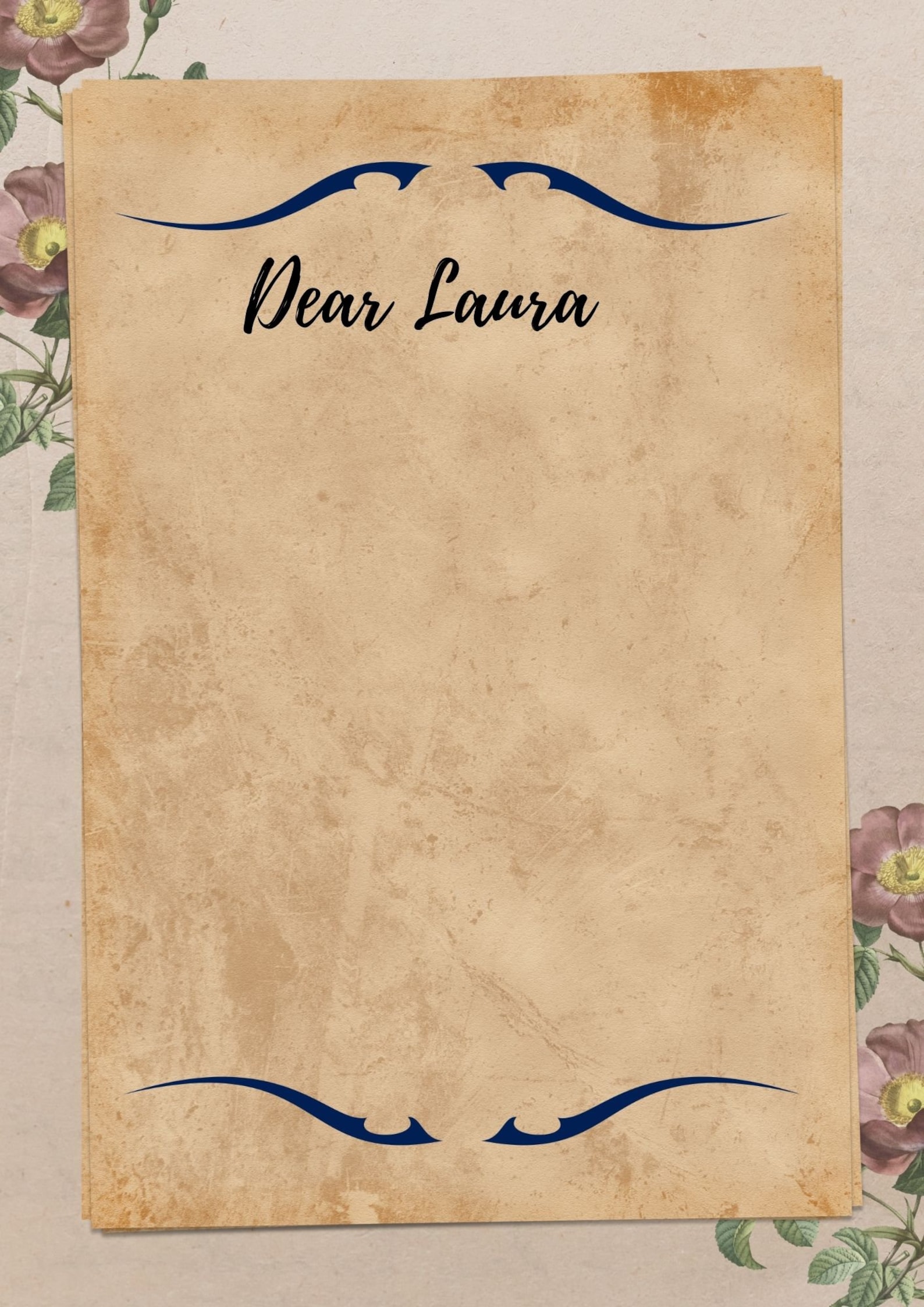 Decorative Text Dividers Swirls Document Borders Chapter - Etsy