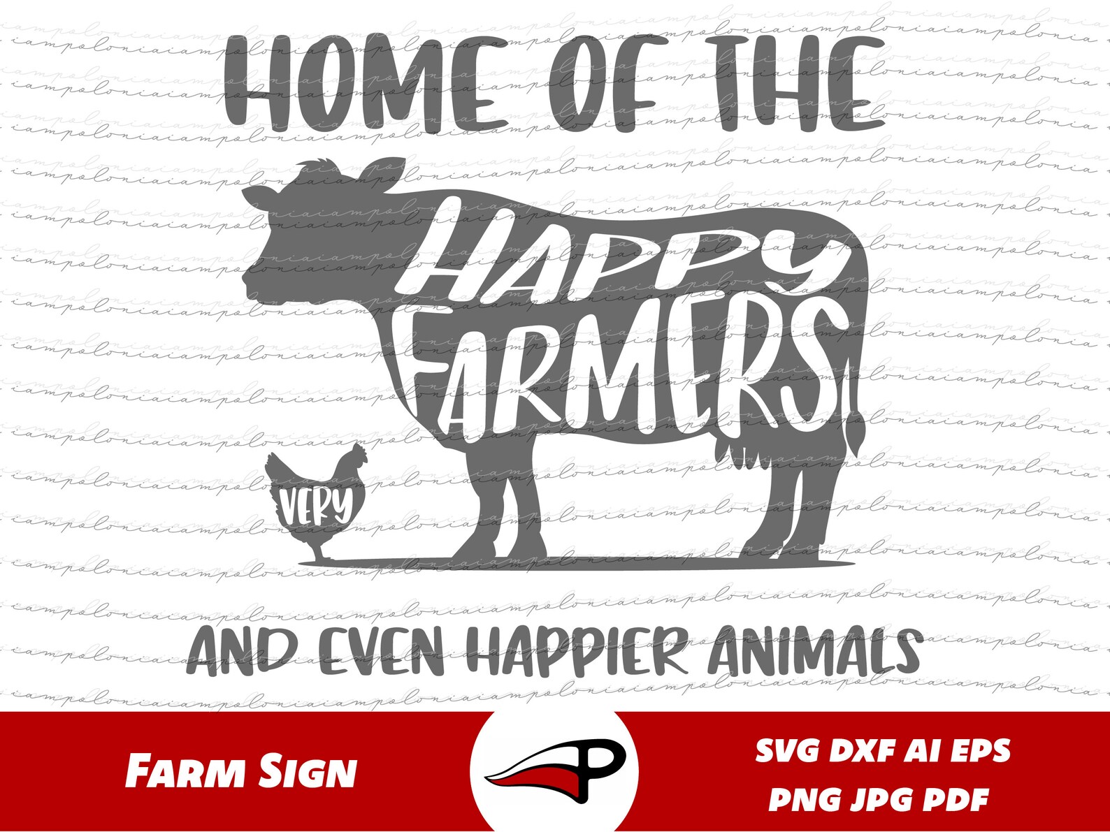 Farm Sign SVG Milk Cow Funny Picture PNG Farmhouse Decor - Etsy