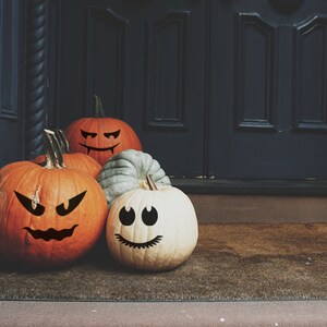 DIY Jack O Lantern Bundle, Halloween Faces Bundle, Scary Faces SVG ...