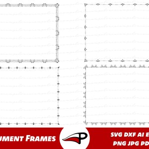 Diploma Border Pngs – Printable Certificate & Document Frames (11x8.5 ...