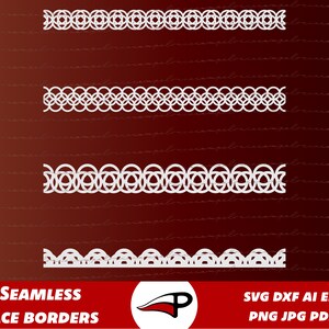 Lace Border SVG, Seamless Lace Border Png, Simple Lace Paper Ribbons ...