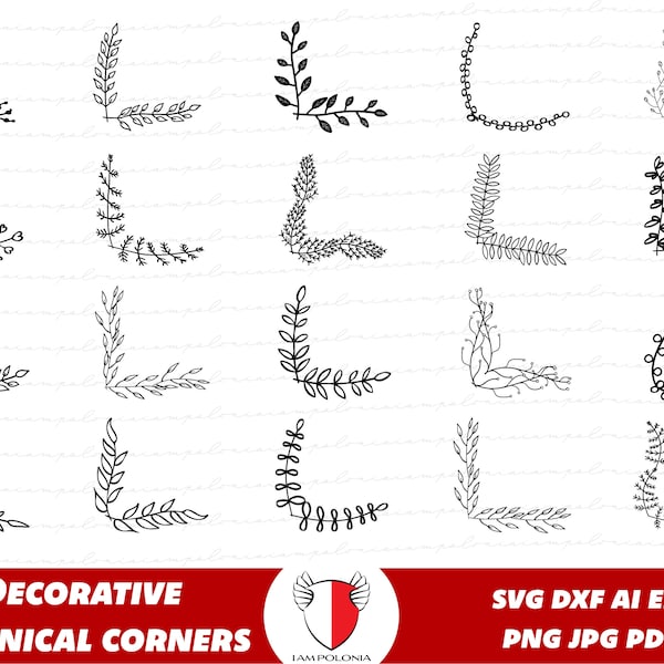 Corner Clipart - Etsy