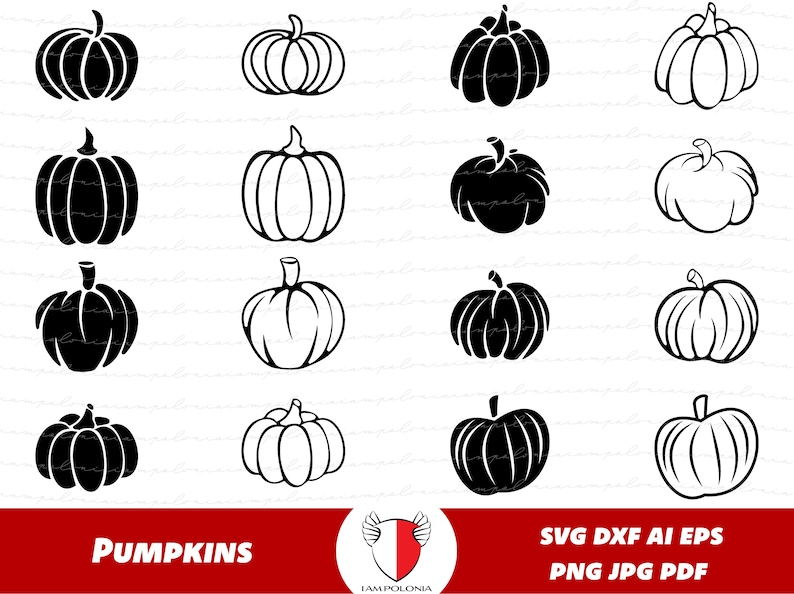 Pumpkins SVG, Pumpkin Svg Bundle, DXF ,halloween Pumpkin Clipart, Cut ...