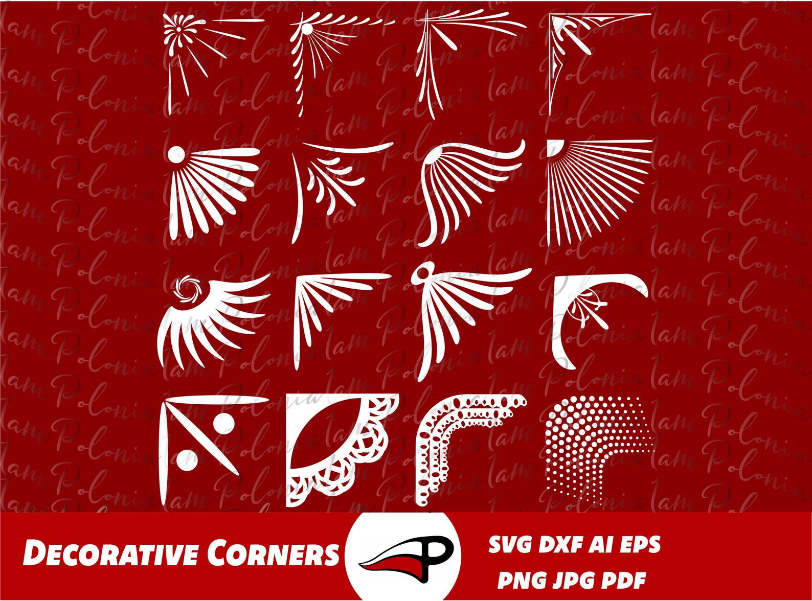 Decorative Corner Svg Bundle, Corner Svg, Art Deco Corner Svg Files ...