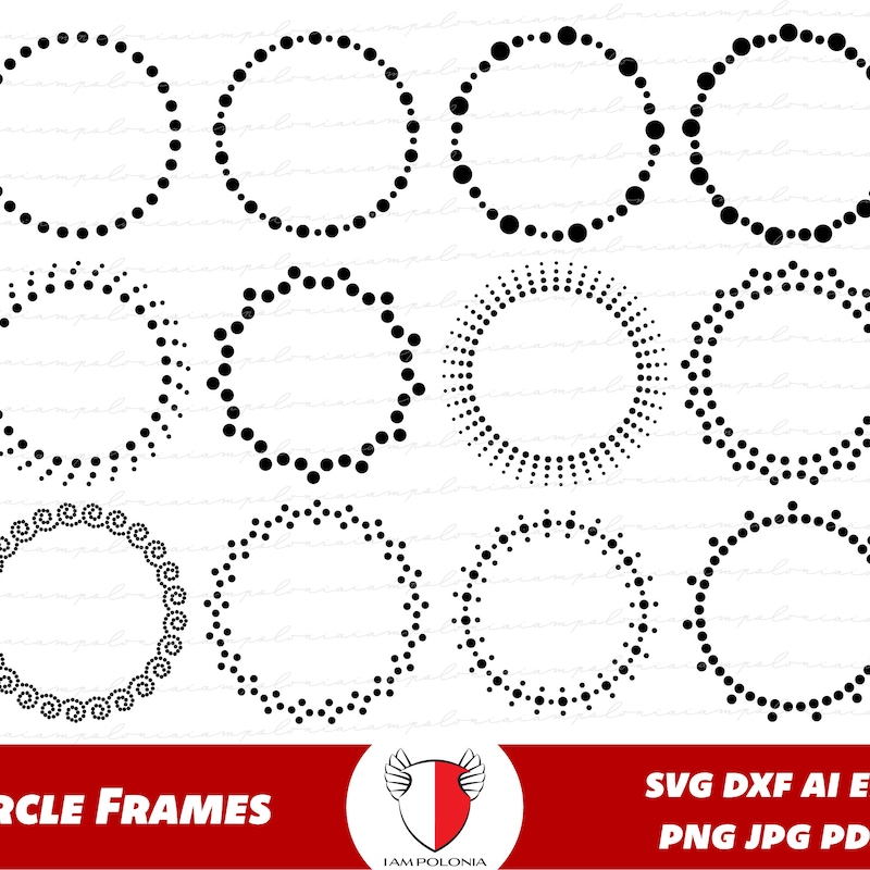 Polka Dot Frame - Etsy