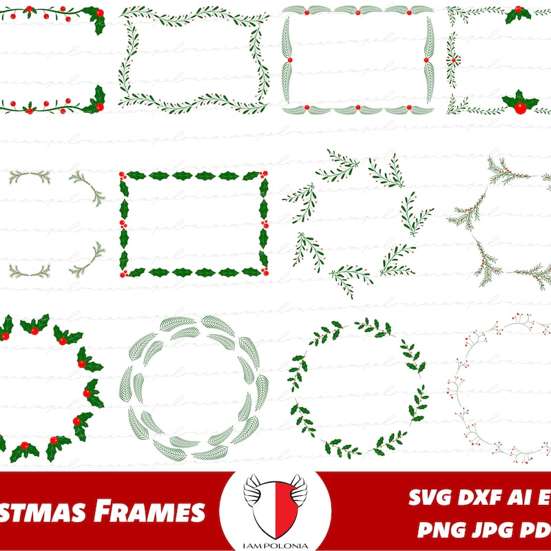 Christmas Frames - Etsy