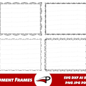 Diploma Border Pngs – Printable Certificate & Document Frames (11x8.5 ...