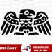 Aztec Eagle SVG, Mexica Bird PNG, Tribal Emblem DXF, Native Clipart ...