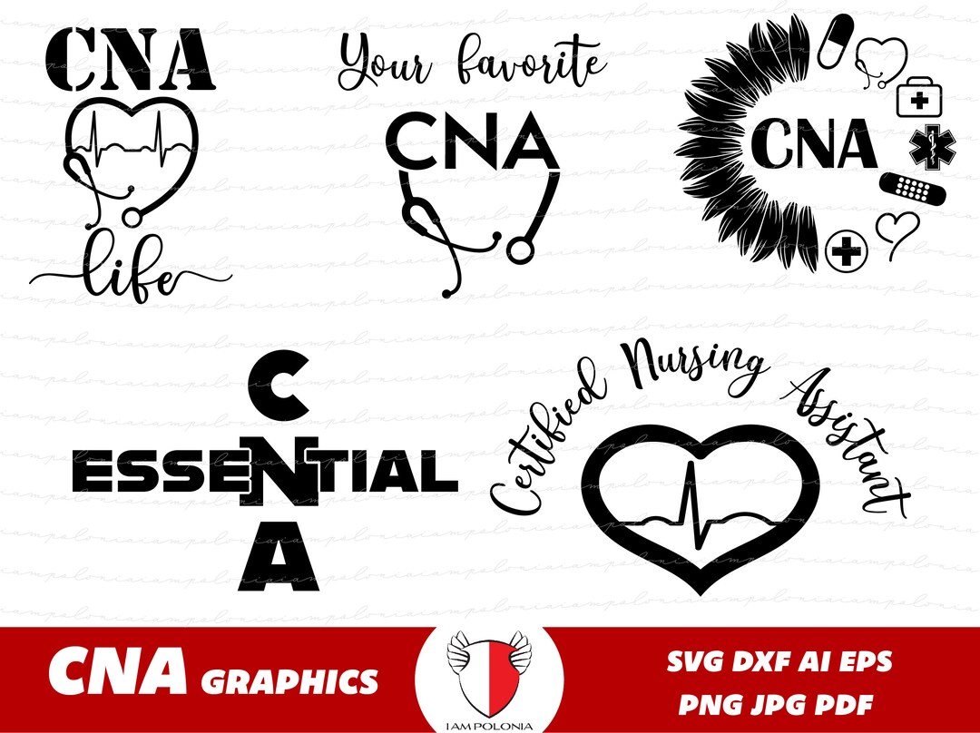 CNA SVG, Certified Nursing Assistant Png, Nurse Tshirt File, Nursing ...