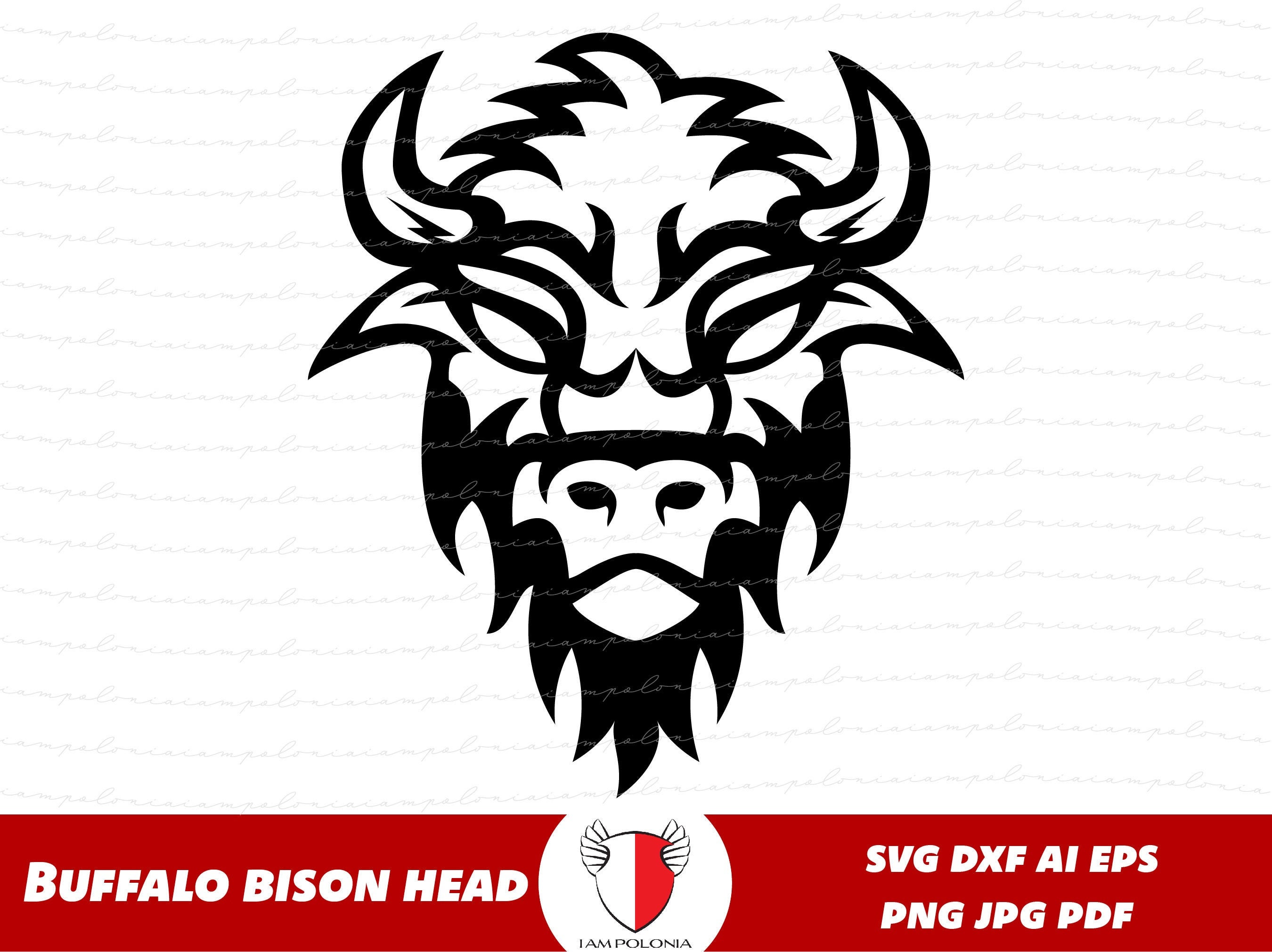 Bison Head Logo