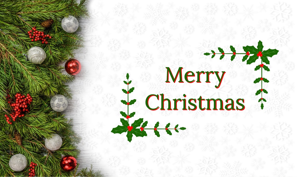 Christmas Decorative Corner Bundle Mistletoe Corner Svg - Etsy