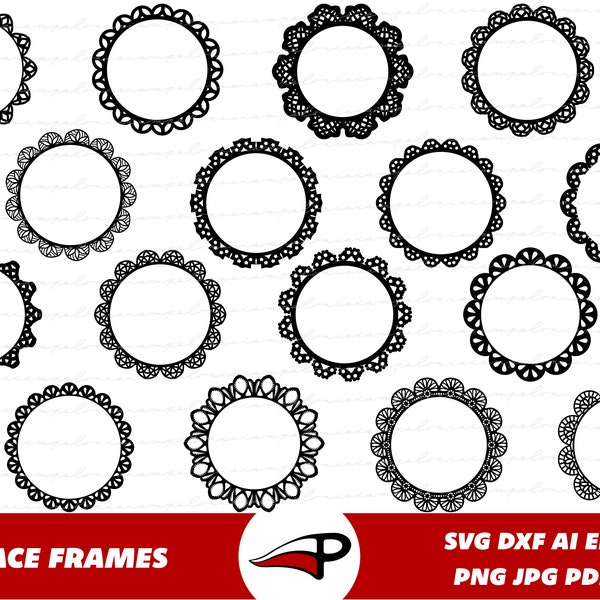 Lace Border Svg - Etsy