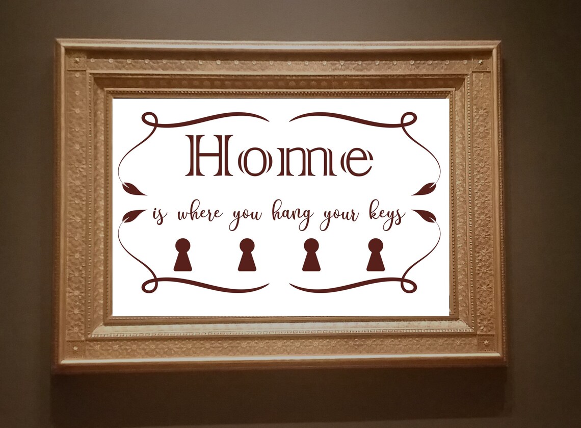 Key Hanger Sign SVG Mudroom Sign Png Entryway Sign Clipart - Etsy