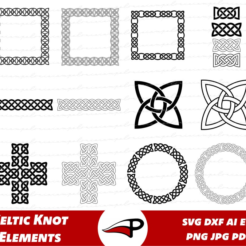 Celtic Cross Dxf Files - Etsy