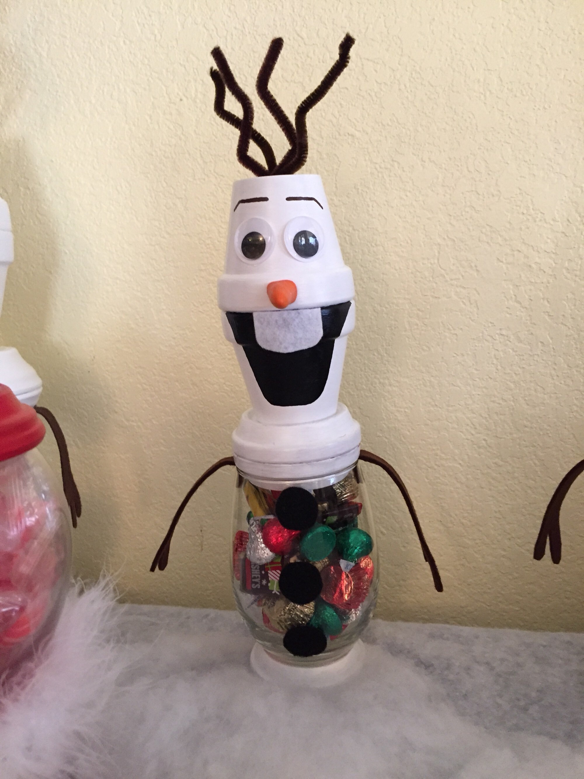 Olaf Candy Jar Decor | Etsy