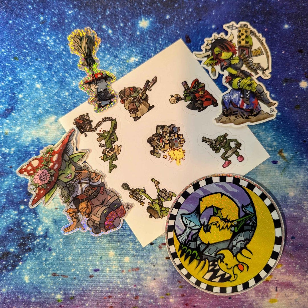 Goblin Horde Sticker Pack 10 Stickers - Etsy