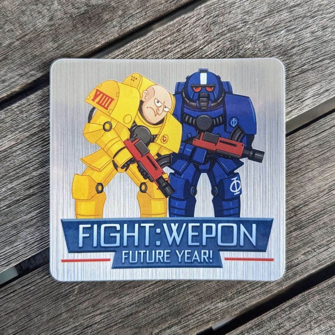 FIGHT: WEPON Future Year - Aluminum Sticker | 3" | - Etsy