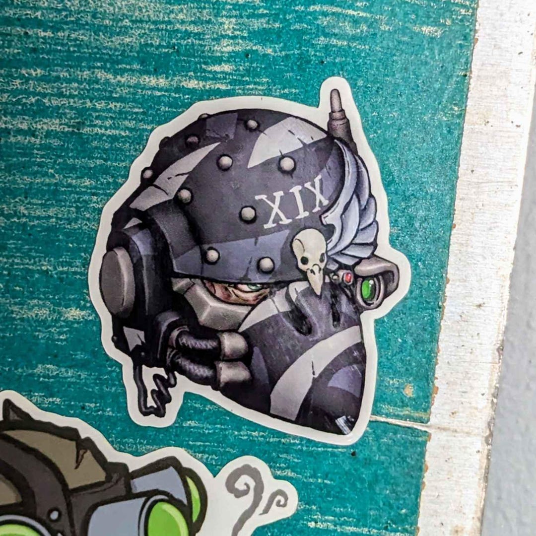 Tactical Beak Helm Glossy Vinyl Sticker 2in - Etsy