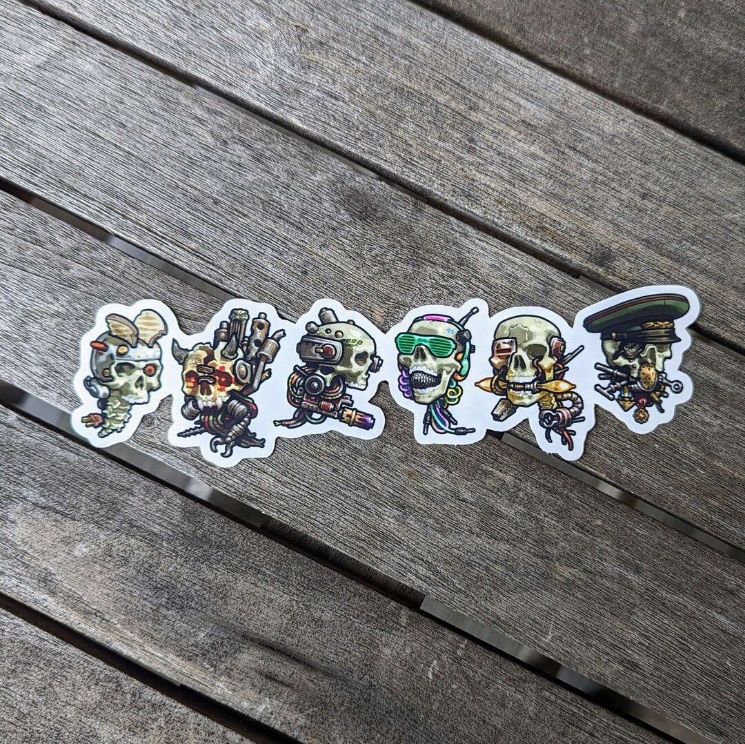 Helpful Lil' Skulls - Transparent Vinyl | 6.8in | - Etsy