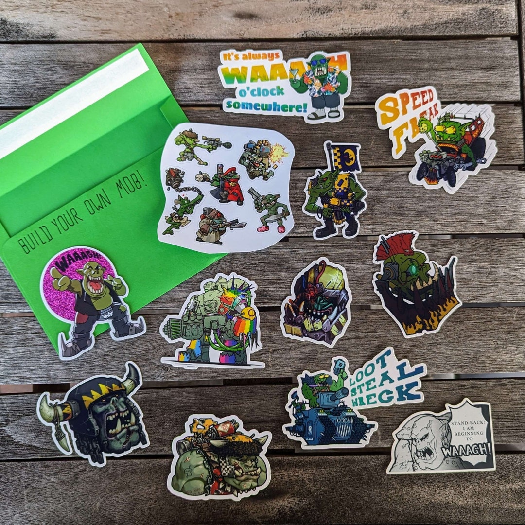 Build Your Own Mob Sticker Pack 12 Stickers - Etsy