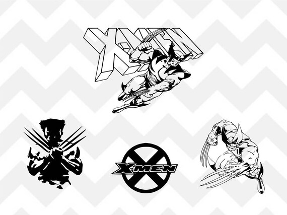 X-Men SVG Wolverine SVG x-men bundle svg bundle | Etsy