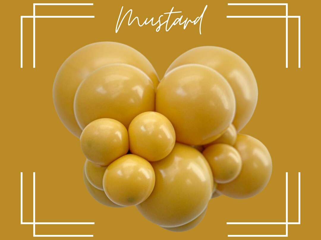 Mustard Tuftex Balloon | Mustard Biodegradable Balloons, Mustard Yellow ...