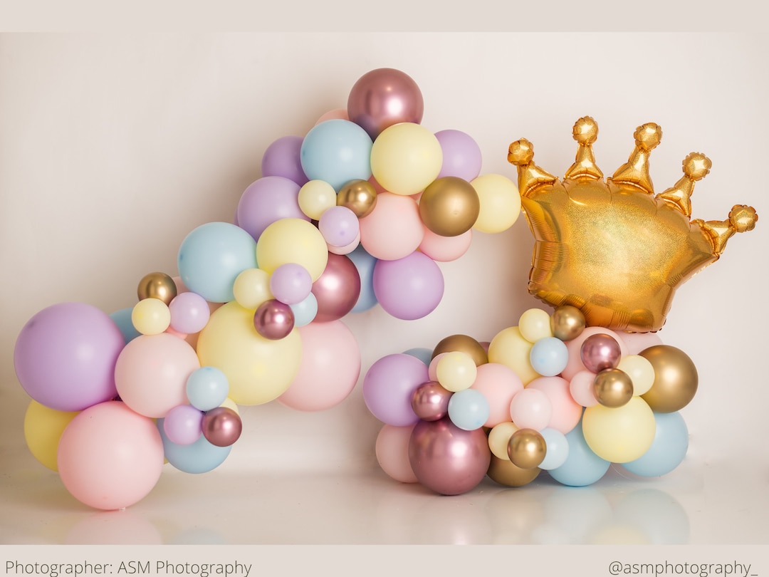 Crown Jewels DIY Balloon Garland Kit | Princess Birthday Party ...