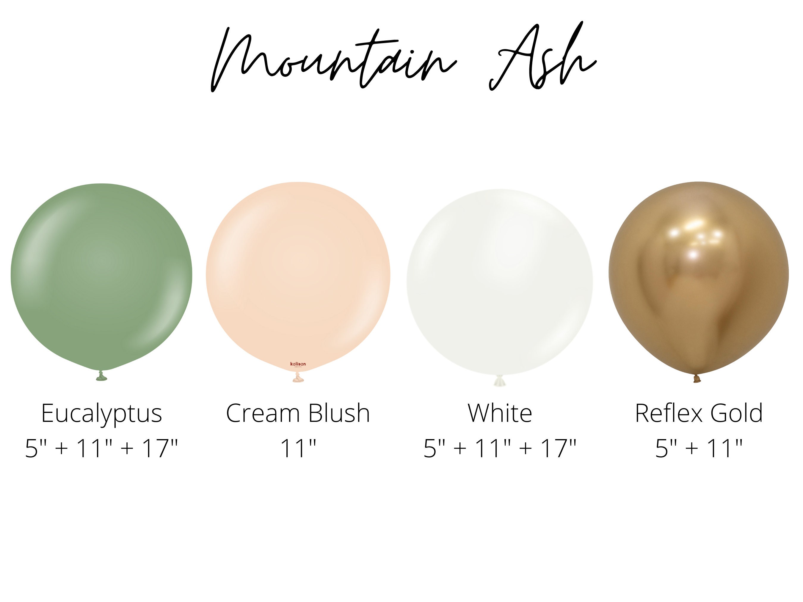 Mountain Ash Balloon Garland Kit / Eucalyptus Balloon Arch - Etsy