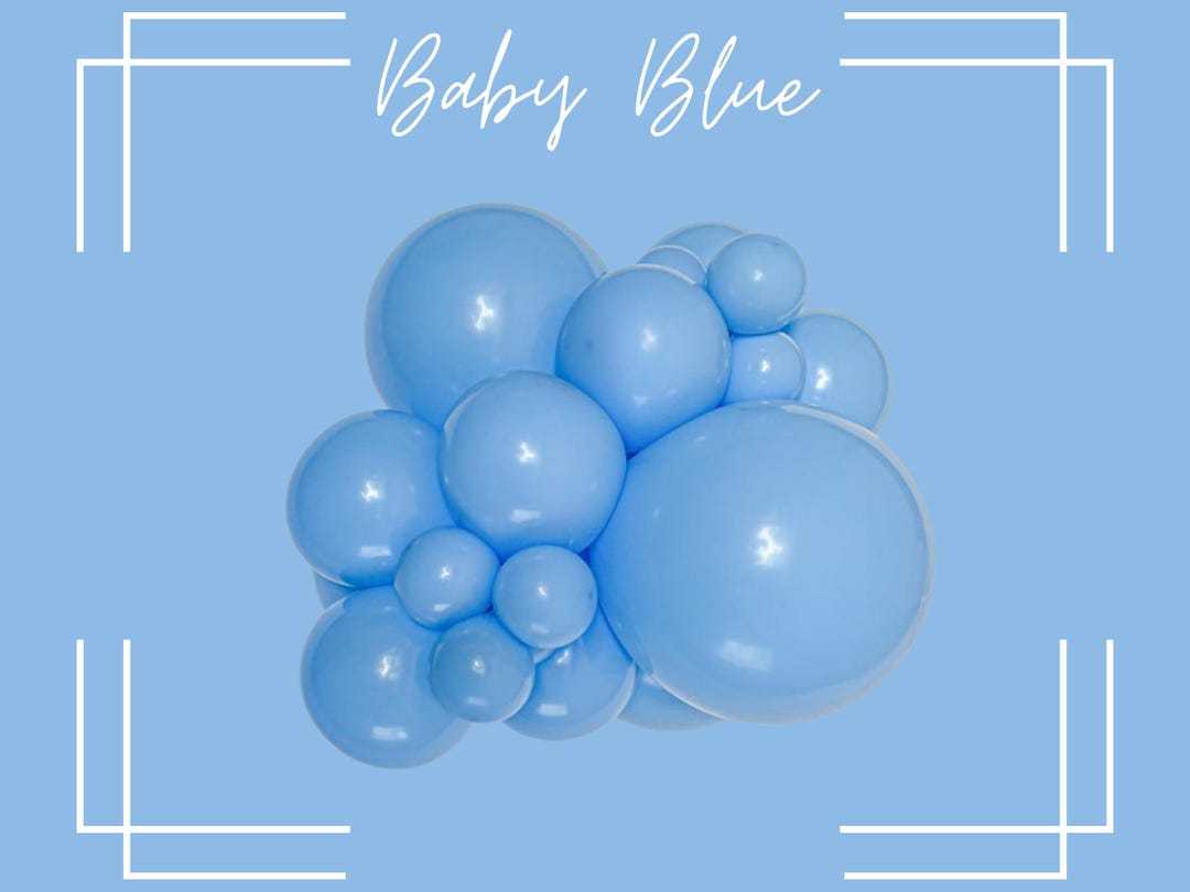 Baby Blue Tuftex Balloons | Baby Blue Biodegradable Balloon, Light Blue ...