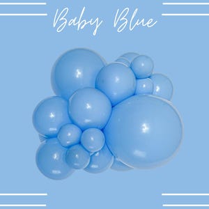 Baby Blue Tuftex Balloons | Baby Blue Biodegradable Balloon, Light Blue ...
