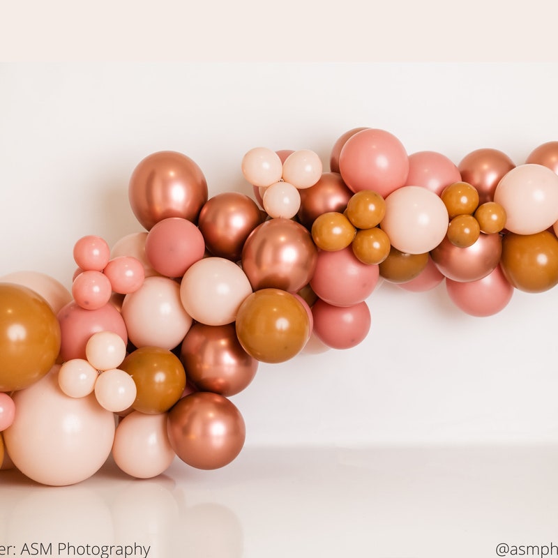 Rose Gold Balloon Arch - Etsy