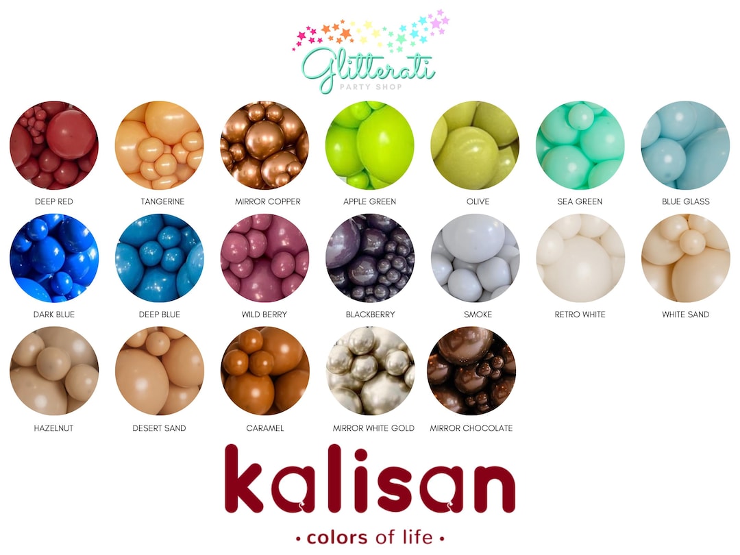 Kalisan Professional Latex Balloons | Balloon Arch, Party Balloons ...