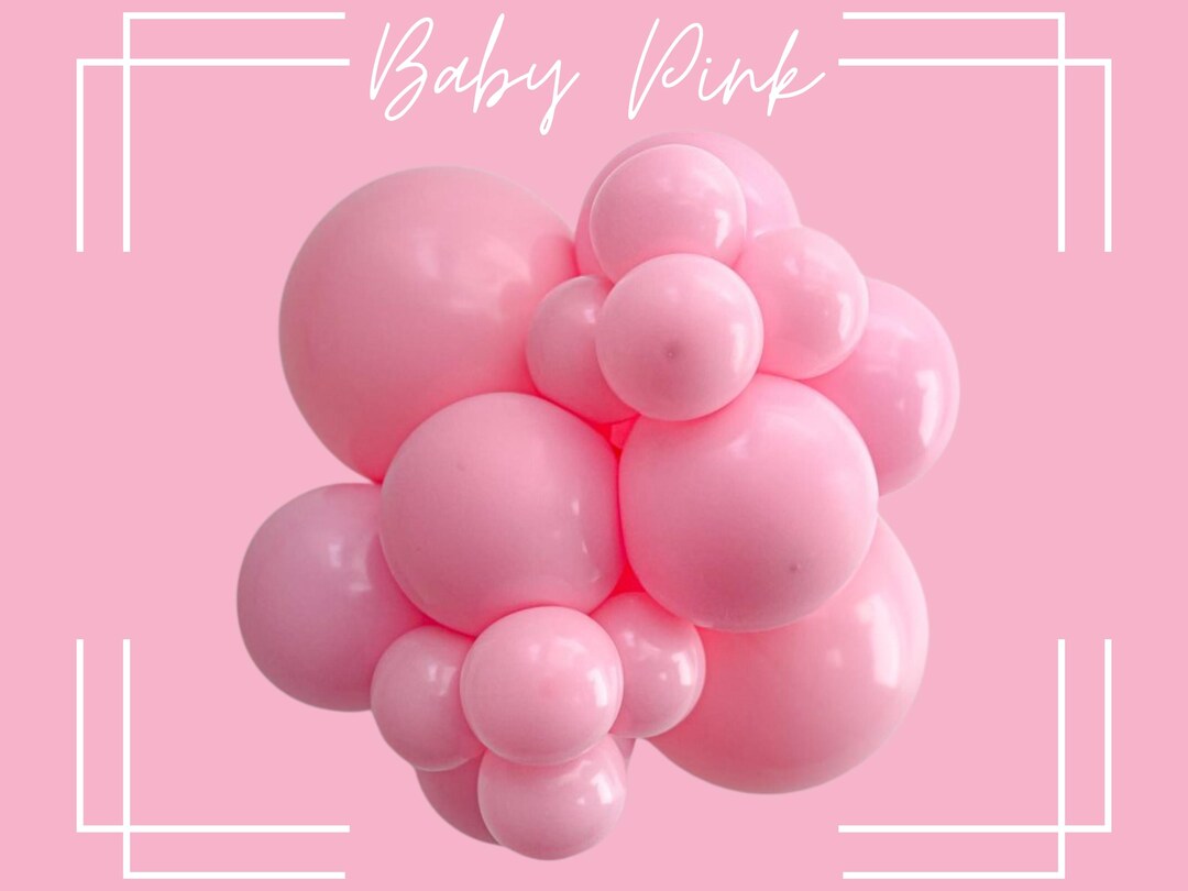 Baby Pink Tuftex Balloons | Baby Pink Biodegradable Latex Balloons ...