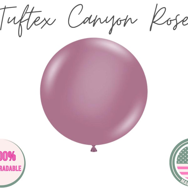 Canyon Rose Tuftex Balloons - Etsy