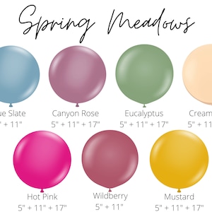 Spring Meadows Balloon Garland Kit / Floral Balloon Arch, Boho ...