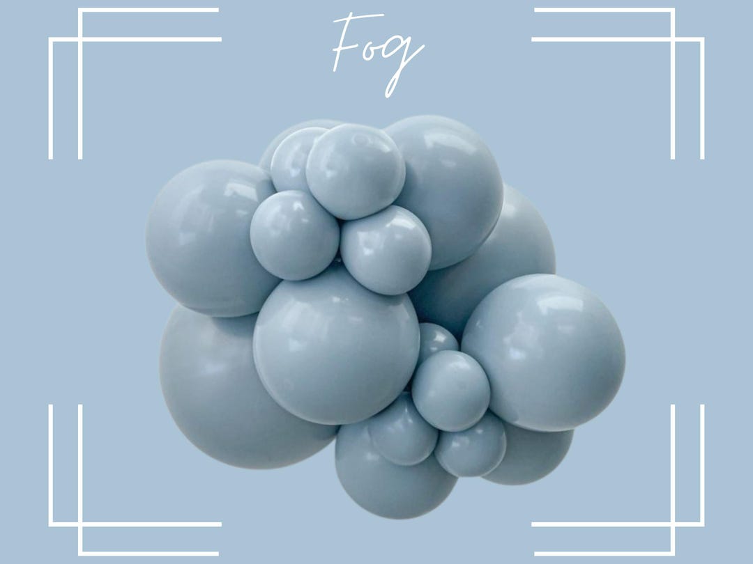 TUFTEX Fog Balloons | Fog Biodegradable Balloon, Light Blue Balloon ...