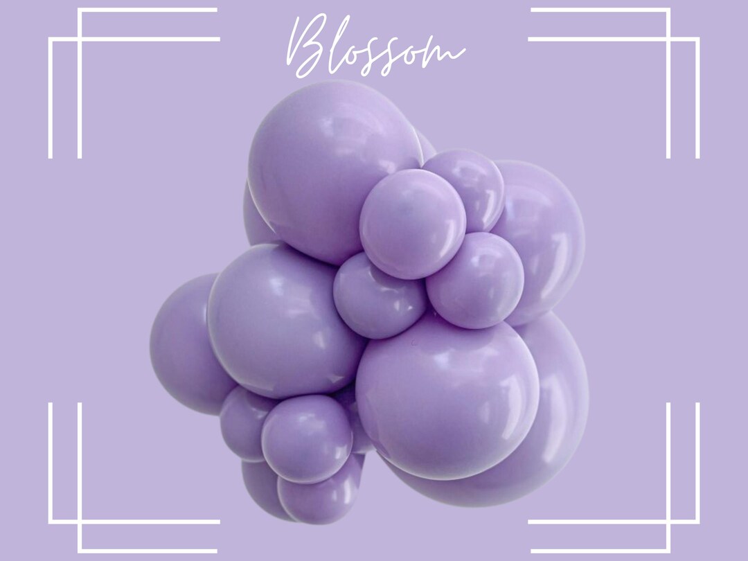 Blossom Tuftex | Blossom Biodegradable Latex Balloons, Dusty Purple ...
