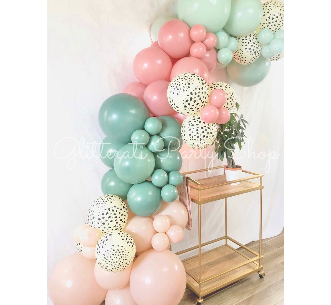Cheetah-licious Balloon Garland Kit / DIY Safari Party Decor, Girl ...