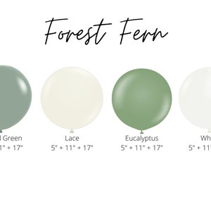 Forest Fern DIY Balloon Garland Kit / Boho Greenery Bridal Shower ...