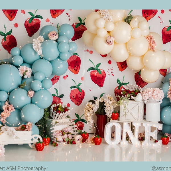 Berry 1st Birthday Cookies - Etsy