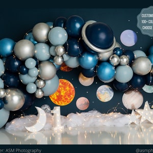 Cosmic Void Balloon Arch Kit | Outer Space Birthday, Space Baby Shower ...