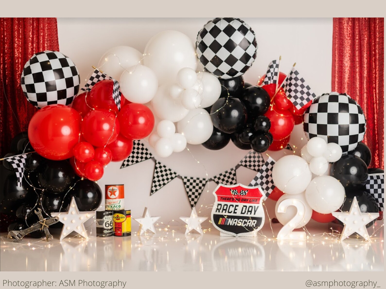 Finish Line Balloon Garland Kit / Race Car Birthday, Two Fast Bday ...