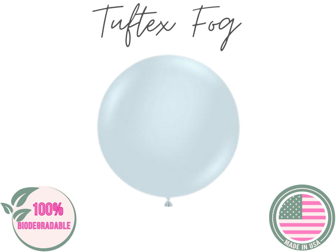 Fog Biodegradable Balloon / TUFTEX Fog, Dusty Blue Wedding, Light Blue ...