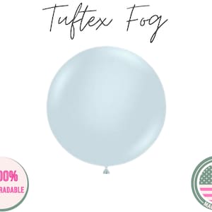 TUFTEX Fog Balloons | Fog Biodegradable Balloon, Light Blue Balloon ...