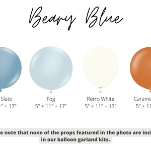 Beary Blue Balloon Garland Kit / Beary First Birthday, We Can Bearly ...