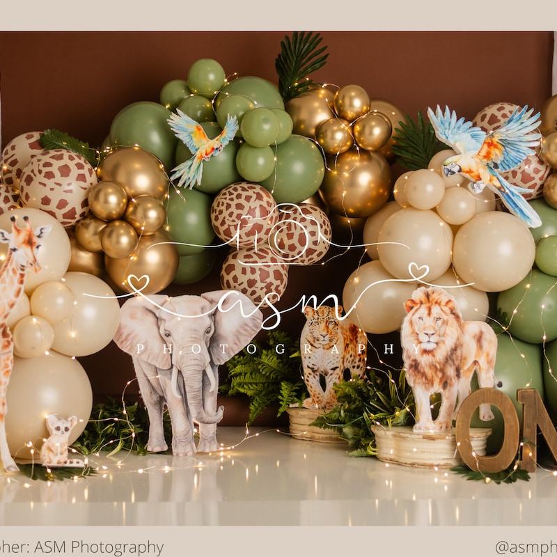 Safari Birthday Balloons - Etsy