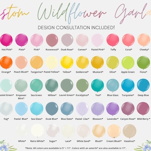 Custom Wildflower Balloon Arch Kit | Baby in Bloom Shower, Floral ...