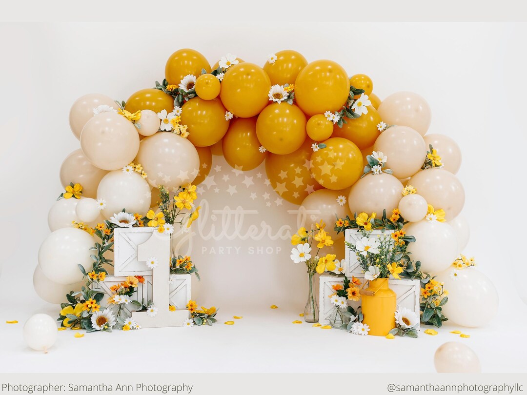 Lakeside Sunflower DIY Balloon Garland Kit | Fall Baby Shower, Rustic ...