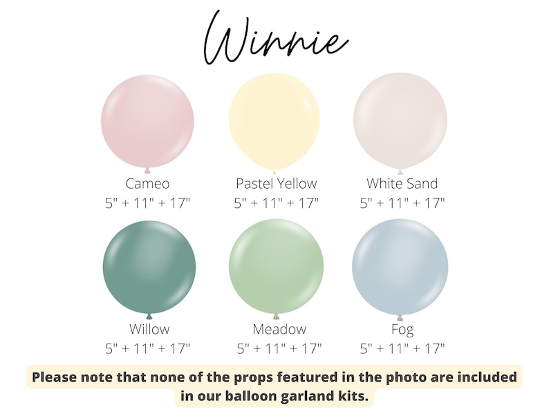 Classic Winnie the Pooh Balloon Arch Kit | Little Hunny Baby Shower ...