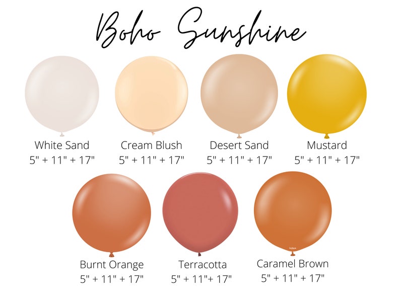 Boho Sunshine Balloon Garland Kit / Boho Sun Birthday, Here Comes the ...